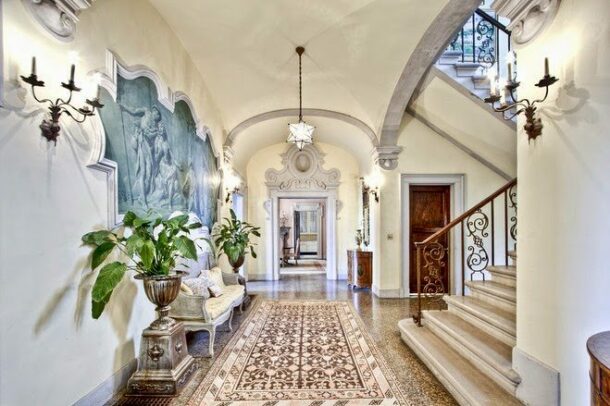 pink-castle-entry-stairs-murals - The Georgia Trust